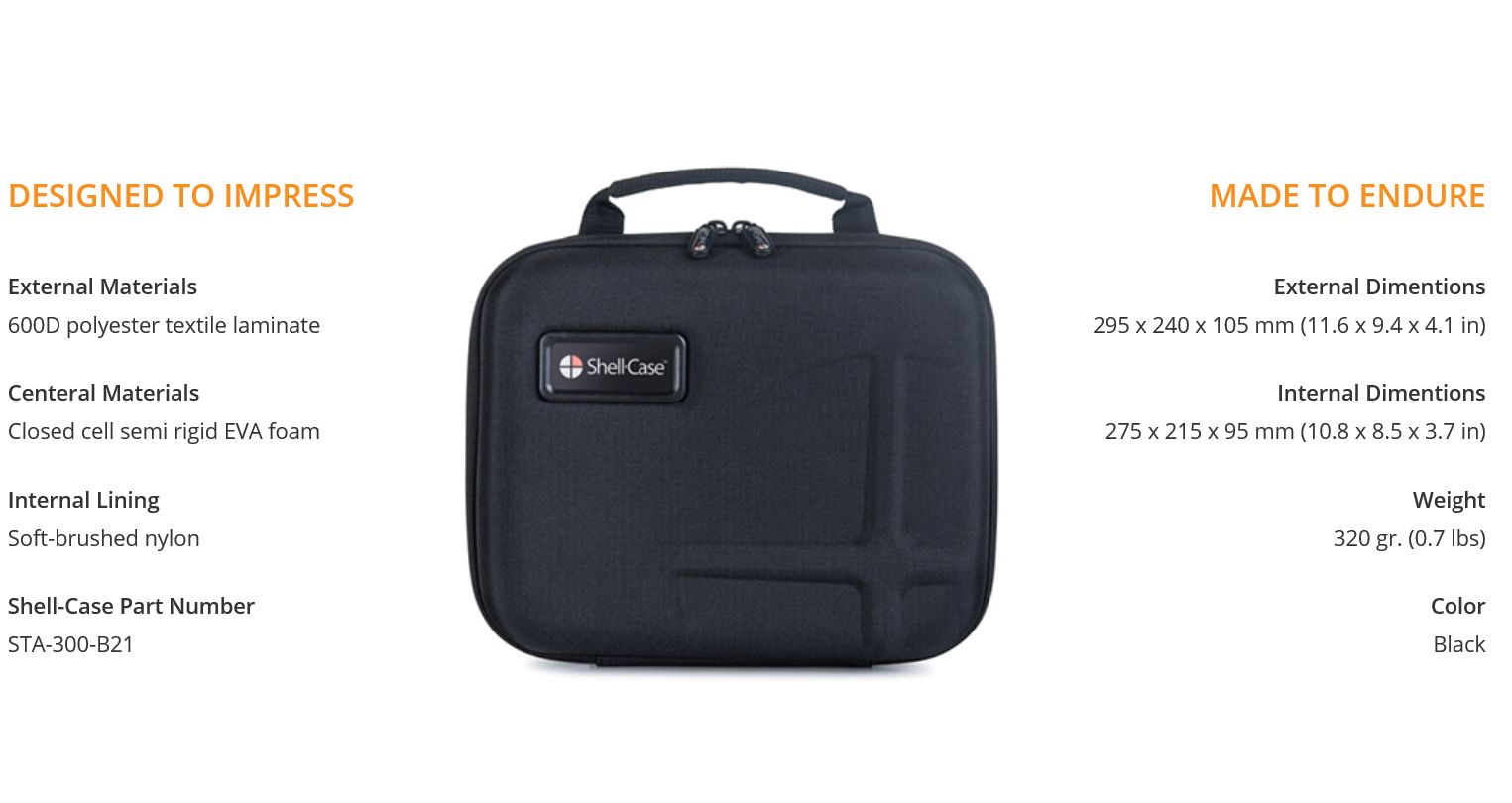 Shell Case Model 320 | Soft Cases | In Stock Ready to Ship